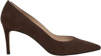 Stuart Weitzman Hohe Schuhe - Pointed Toe Suede Pumps With Stiletto Heel - Gr. 6_5 - in Schwarz - f&uuml;r Damen