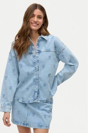 Vero Moda Jeanshemd Hayden 10326371 Blau Oversize