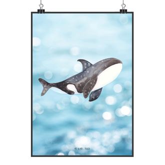 Mr. & Mrs. Panda Bild Orca DIN A3 - Geschenk, Wandbild, drucke, Plakat, Meer, Motivation, Orcas, Poster, Arbeit, M&ouml;glichkeiten, Deko