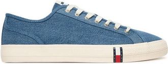 Tommy Jeans Sneakers aus Stoff Archive Y2K Lace Up Denim EM0EM01751 Blau