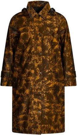 Rains Manteau coupe-vent col classique à capuche amovible