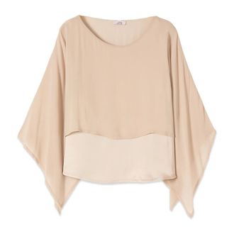 Oltre Damen, Blusen & Hemden, Beige, MGr&ouml;&szlig;e