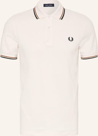 Fred Perry Piqu&eacute;-Poloshirt weiss