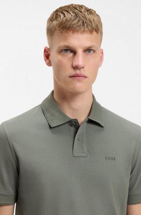 HUGO BOSS Poloshirt Prime Regular Fit Cotton Pique Polo aus 100% Baumwolle