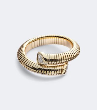 Marina B Armreif Trisola aus 18kt Gelbgold mit Diamanten