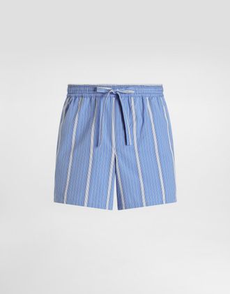 Dolce & Gabbana Striped Poplin Bermuda Shorts - Mann Hosen Und Shorts Mehrfarbig 46