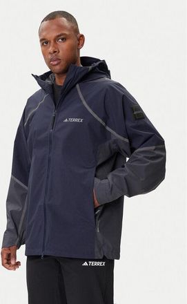 adidas Regenjacke Nat Geo Climaproof KC2343 Dunkelblau Loose Fit