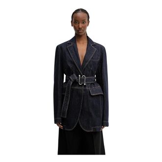 Sportmax Denim Blazer Domino - - Jackets - Damen - Blau - 2XL