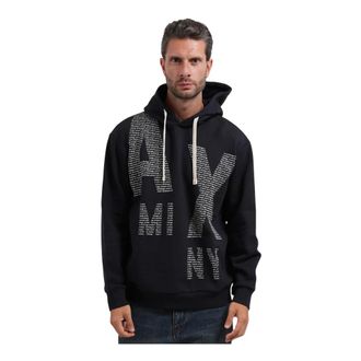A|X Armani Exchange Maxi Logo Hoodie - - Sweatshirts & Hoodies - Herren - Blau - M
