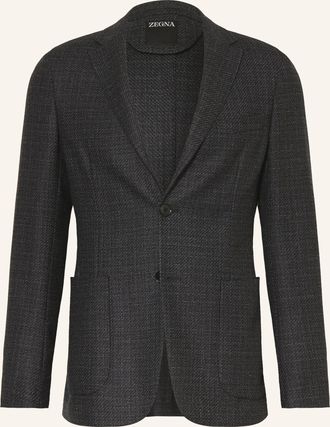 Ermenegildo Zegna Zegna Sakko Drop 7 Extra Slim Fit grau