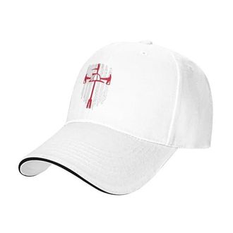Generic Chapeau De Baseball Pompier Drapeau Am&eacute;ricain Ligne Rouge Mince Service DIncendie Chapeau De Sport R&eacute;glable Respirante Casquette Unisexe, pour Sport, 