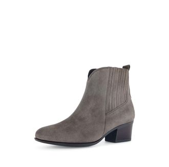 Gabor Damen Chelsea Boots, Frauen Stiefeletten,halbstiefel,Kurzstiefel,Schlupfstiefel,flach,Passform,Comfort,breit,Mohair (Micro),37.5 EU / 4.5 UK