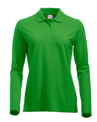 Clique CliQue Damen Classic Long Sleeved Womens Marion Polo Poloshirt, Green (Apple Green), 42(Hersteller Gr&ouml;&szlig;e: X-Large)