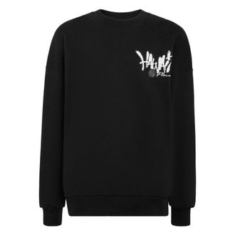 Philipp Plein Homme, Sweatshirts et sweats &agrave; capuche, Noir, Taille: 2XL SweaT-shirt LS Hawaii