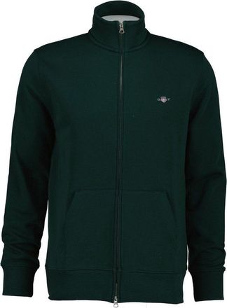 GANT Sweatjacke REG SHIELD FULL ZIP SWEAT mit Logostickerei auf der Brust