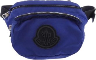 Moncler Sac bandouli&egrave;re Pre-owned - Femme - Pre-owned - Bleu - Taille: ONE Size