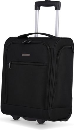 Travelite Handgepäck Koffer leicht, mit Liquids Bag, 2 Rollen, Cabin Underseater, Weichgepäck Trolley klein, 43cm, 28 Liter