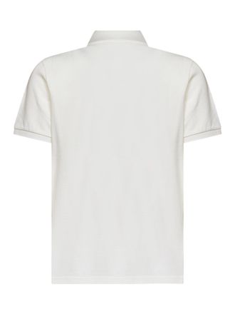 Moncler Cotton Piqu&eacute; Polo Shirt - White