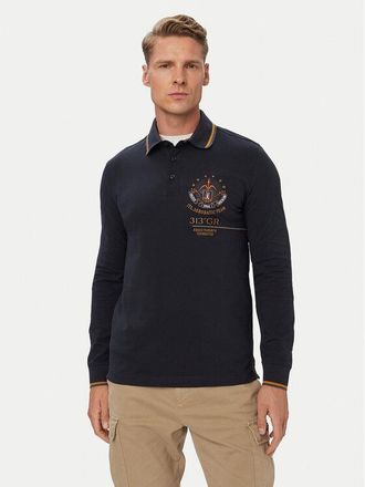 Aeronautica Aeronautica Militare Poloshirt 262PO1942UP00400 Dunkelblau Regular Fit