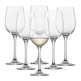 Schott Zwiesel Verres &agrave; vin blanc Classico (lot de 6), verres &agrave; vin classiques pour le vin blanc, verres en cristal Tritan r&eacute;sistant au lave-vaisselle, fabriqu&eacute; en A