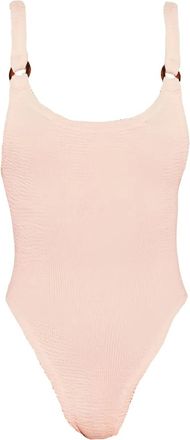 Hunza G maillot de bain &agrave; effet froiss&eacute; - Rose