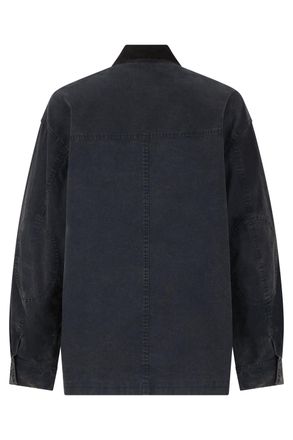 Isabel Marant Mens Work Jacket Cotton Black Denim