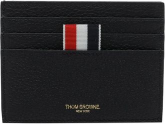 Thom Browne Homme, Accessoires, Noir, Taille: ONE Size Pebbled Leather Cardholder