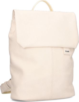 zwei Damen City-Rucksack Mademoiselle.M MR13 Tagesrucksack 7 Liter, gepolstertes Laptopfach, Magnet-Verschlussklappe, Hauptfach mit Reißverschluss, Rückenp