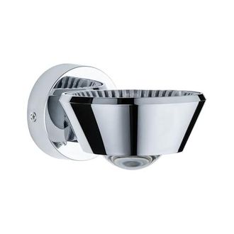 Paulmann 70947 plafonnier LED Sabik IP44 230 V rond incl. 1x9 / 1x4 watts gradable plafonniers Chrome luminaire de salle de bain plastique 2700 K