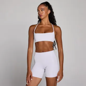 MyProtein Brassi&egrave;re de sport MP Training femme dos ouvert - Poussi&egrave;re de craie - XS