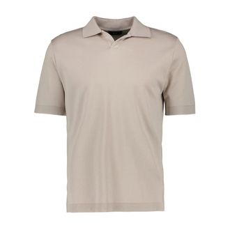 Herno Baumwoll-Jersey-Poloshirt - - Tops - Herren - Braun - M