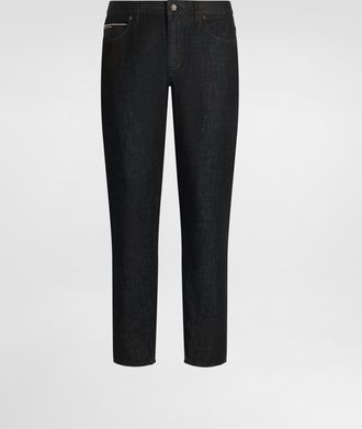 Dolce & Gabbana Jeans Regular Aus Baumwolle Mit Plakette - Mann Jeans Mehrfarbig 44