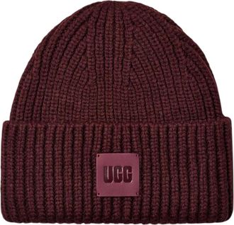 UGG Ugg, unisex, Accessoires, Violet, Taille: ONE Size Chunky Rib Beanie