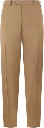 Brooks Brothers Homme, Pantalons, Beige, Taille: W44 Virgin Wool Plain Pantalons
