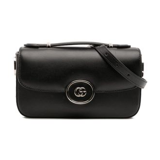Gucci Pre-owned Elegante Umh&auml;ngetasche aus Leder - - Pre-owned - Damen - Schwarzk - ONE SIZE