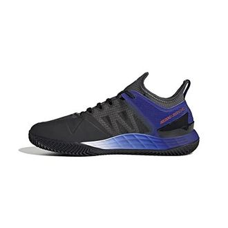adidas Adizero Ubersonic 4 M Clay, Baskets pour Homme, Grey Six/Silver Met./Solar Red, 42 EU, Gris Six Argent Met Rouge Solaire, 42 EU