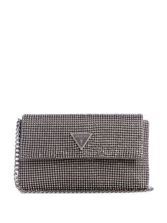 Guess Zalina Mini Flap Clutch Silver