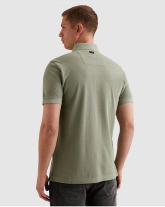 PME Legend Poloshirt Short sleeve polo pique garment dyed mit Logo Stickerei