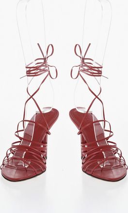 ARMARIUM Lace-Up Thong Sandals BROOKE Leather Heel 11 cm Armarium