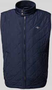 GANT Steppweste mit Stehkragen und Label-Stitching