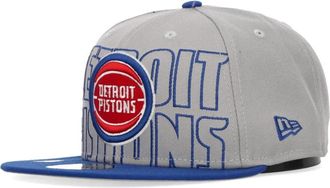 New Era NBA Draft 950 Cap Pistons - - Accessories - Herren - Grau - ONE SIZE