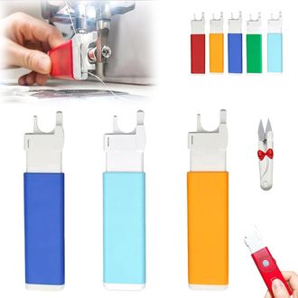 Generic Farbenfrohes Einf&auml;delwerkzeug F&uuml;r N&auml;hmaschinen, Automatischer Nadeleinf&auml;dler F&uuml;r N&auml;hmaschinen, Einfache Einf&auml;delhilfe F&uuml;r Allt&auml;gliche Kleidungsreparat