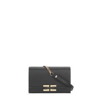 Elisabetta Franchi Femme, Sacs, Noir, Taille: ONE Size Embellishment Chain Clutch Bag