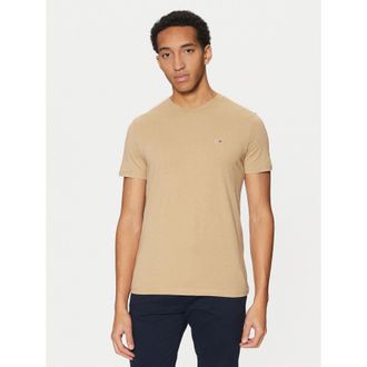 Tommy Jeans T-Shirt Jaspe DM0DM20363 Beige Slim Fit