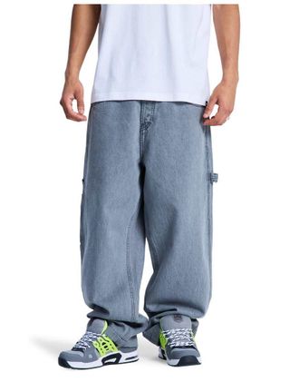 DC Weite Carpenter-Jeans in Mittelgrau-Schwarz
