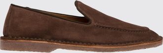 Buttero Mocassins plats en cuir de vachette su&eacute;d&eacute; avec plateau relev&eacute;