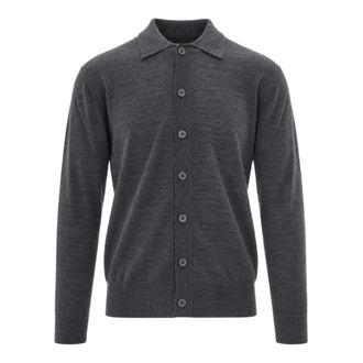 Paolo Pecora Cardigan - - Knitwear - Herren - Grau - M