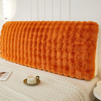 Generic Bettkopfteilschutz Bettr&uuml;ckenbezug Hochwertiger, Dicker Und Flauschiger Kopfteilbezug Dehnbarer, Weicher Und Bequemer Staubdichter Kopfteil Hussen Sch