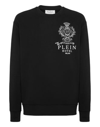 Philipp Plein Fleece Round Neck Sweatshirt Plein Hotel