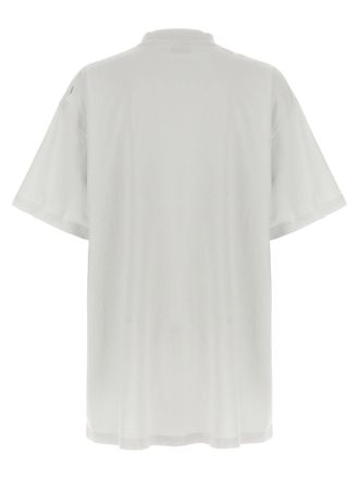 Balenciaga Liquefied Logo Print T-Shirt - White